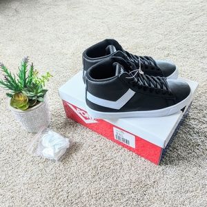 Pony | Shoes | Classic Hi Top Leather Pony Sneakers Nwt | Poshmark
